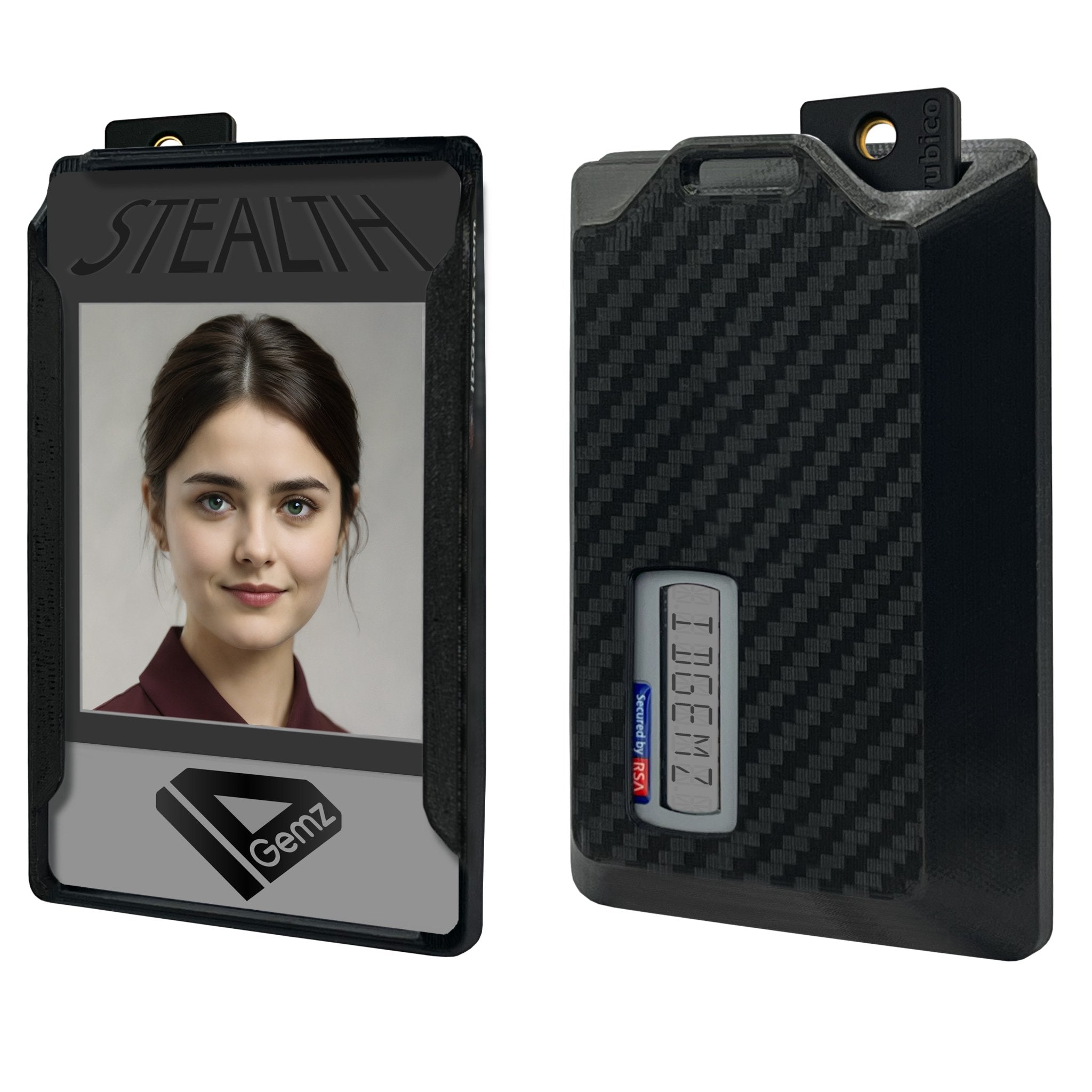 Badge Holder for Yubikey 5 NFC & RSA SecurID Tokens – IDGemz by NerdWidgets
